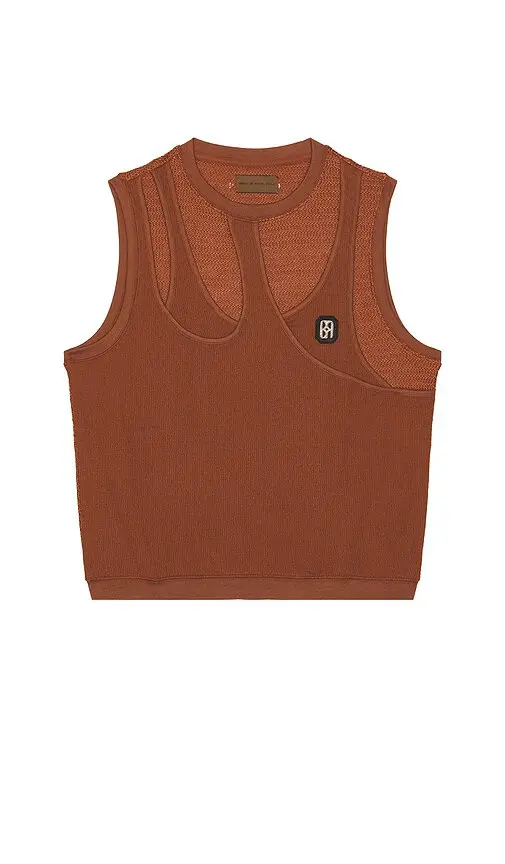 BIRTH OF ROYAL CHILD Fluid Layered Knit Tank