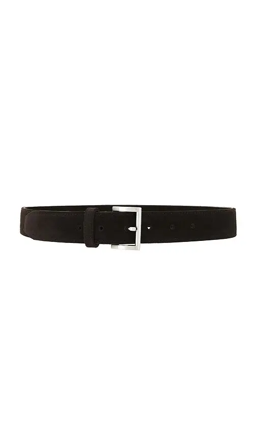 ST. AGNI Suede Homme Belt - Coffee