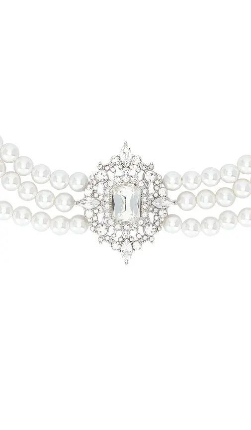 SELF-PORTRAIT Crystal Choker