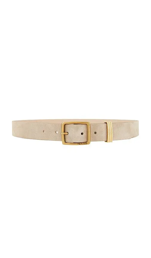 Rag & Bone X Boyfriend 2.0 Belt - Taupe