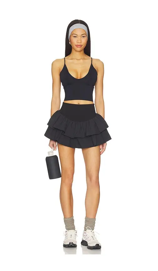 Free People Round Two Skinny Strap Tank - Black