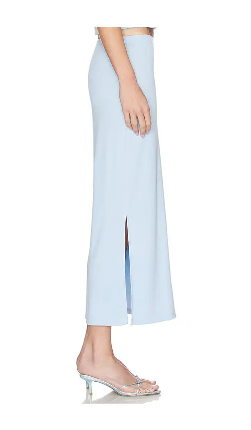 Lna Slater Skirt - Blue Mist