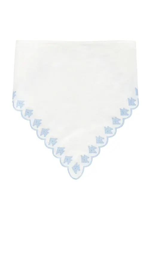 For Love & Lemons Poppy Poplin Headscarf - White