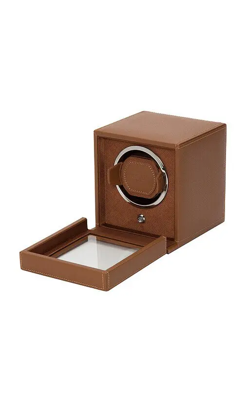 Wolf Cub Single Watch Winder With Cover