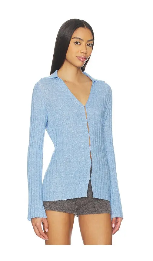Guest In Residence Ribbed Cardigan