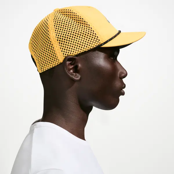 Nike Pro Dri-fit Unstructured Swoosh Run Cap - Yellow