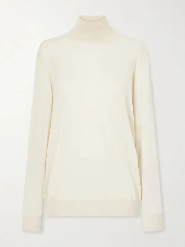 THE ROW Nabari Cashmere Turtleneck Sweater