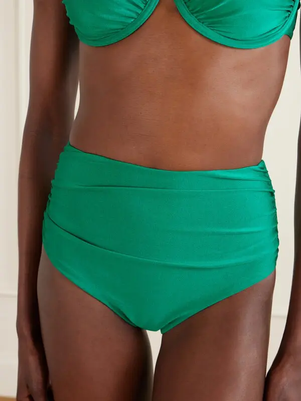 Simkhai Teya Ruched Bikini Briefs