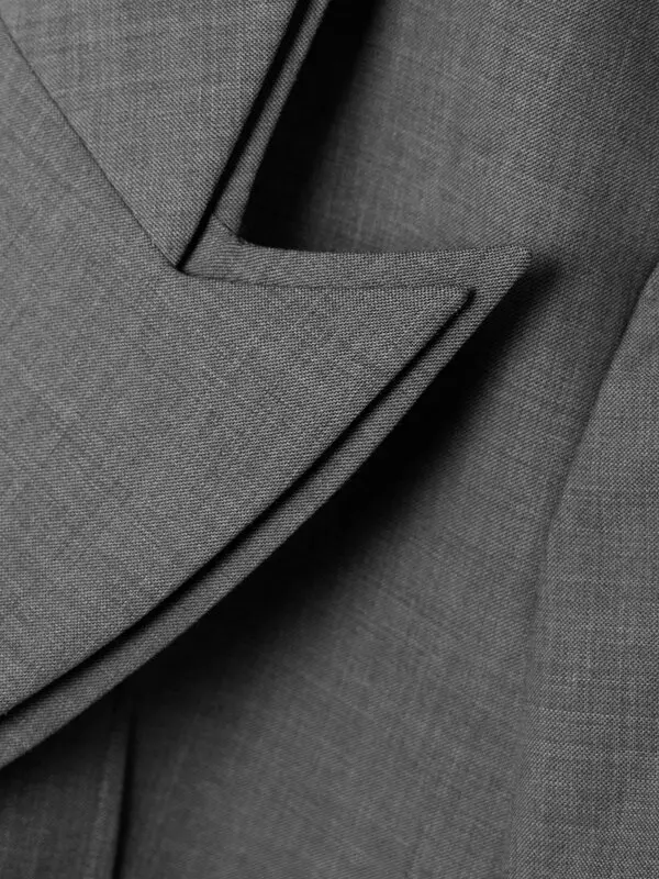 SHUSHU/TONG Layered Flannel Blazer
