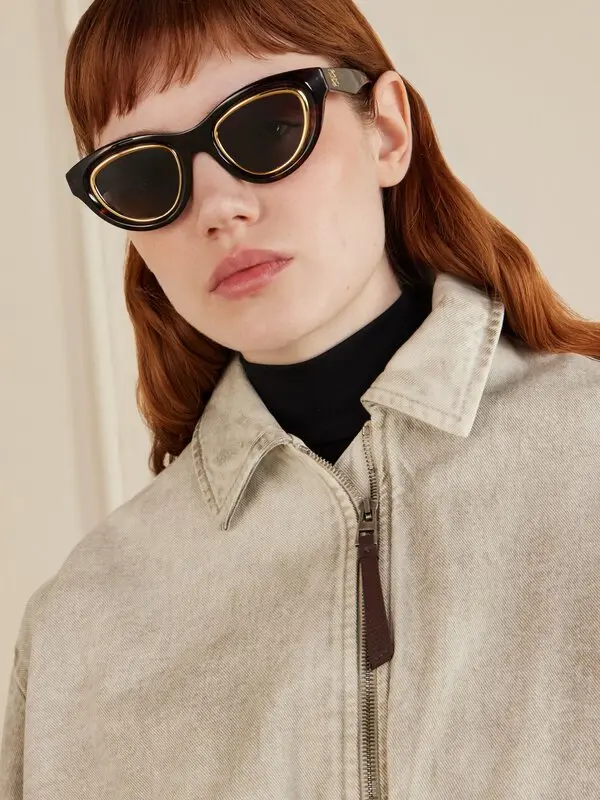 Loewe Anagram Cat-eye Sunglasses