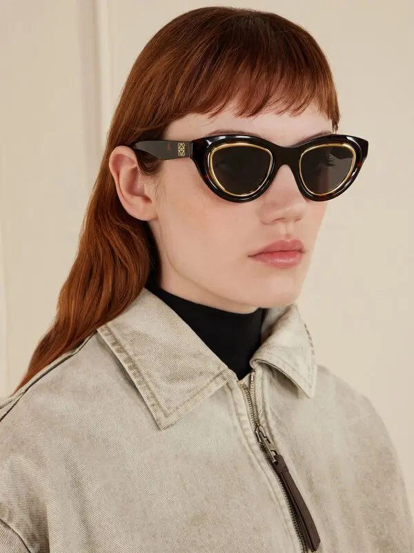 Loewe Anagram Cat-eye Sunglasses