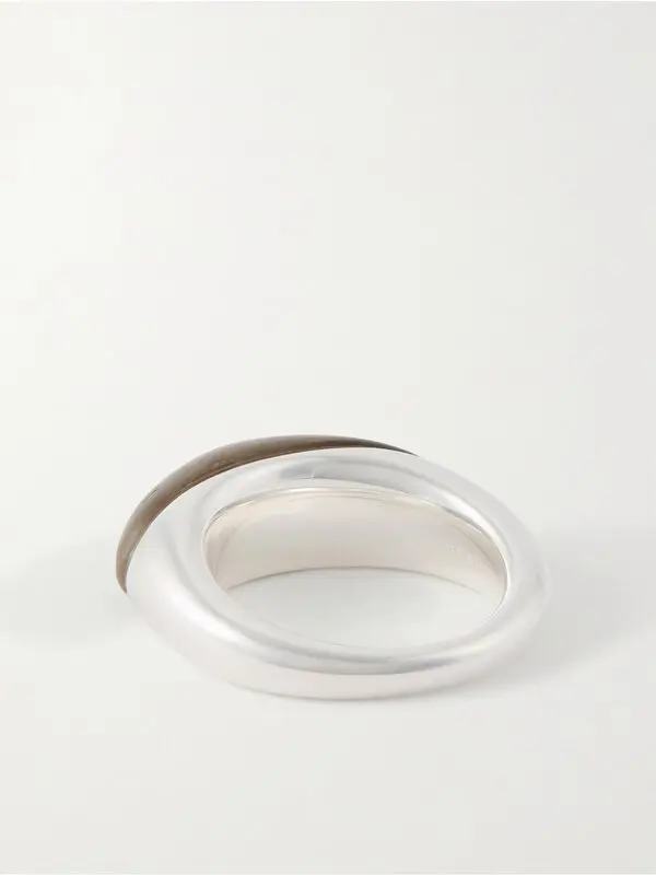 Lié Studio Beatrice And Quartz Ring - Silver