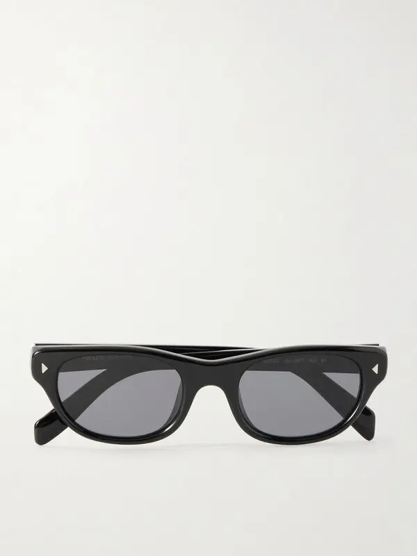Prada D-frame Acetate Sunglasses - Black