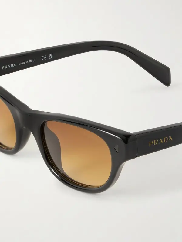 Prada D-frame Acetate Sunglasses - Black
