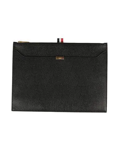 Thom Browne Document Holder Leather - Black