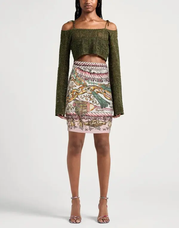 Moschino Couture Mini Skirt - White