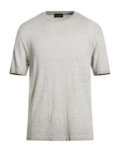 ROBERTO COLLINA T-shirt Size Linen, Elastane - Grey