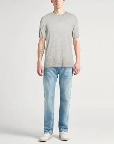 ROBERTO COLLINA T-shirt Size Linen, Elastane - Grey