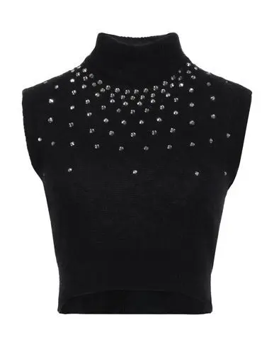 Alessandra Rich Turtleneck Mohair Wool Top
