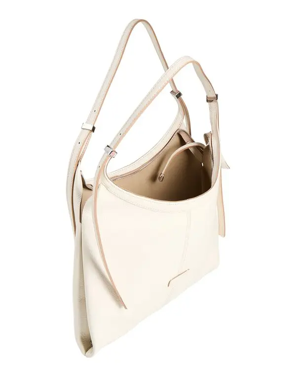 GIANNI CHIARINI Leather Shoulder Bag - Off White