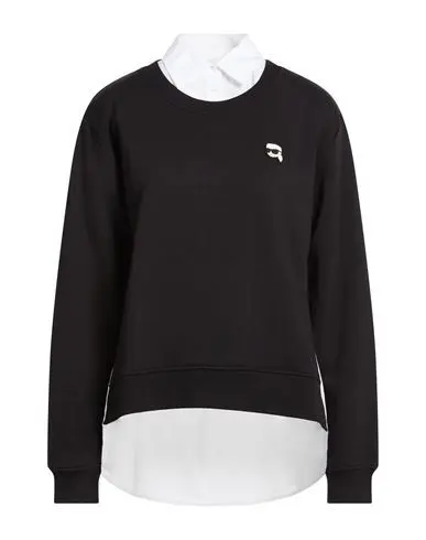 Karl Lagerfeld Sweatshirt In Organic Cotton, Recycled Polyester And Elastane