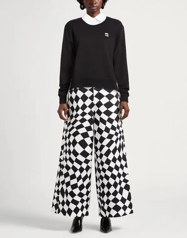 Karl Lagerfeld Sweatshirt In Organic Cotton, Recycled Polyester And Elastane