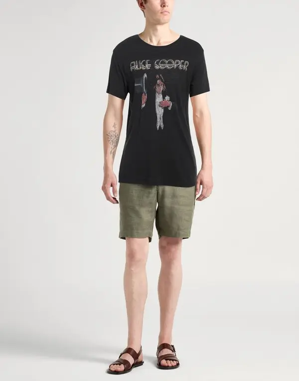 John Varvatos T-shirt Size Cotton, Polyester - Black