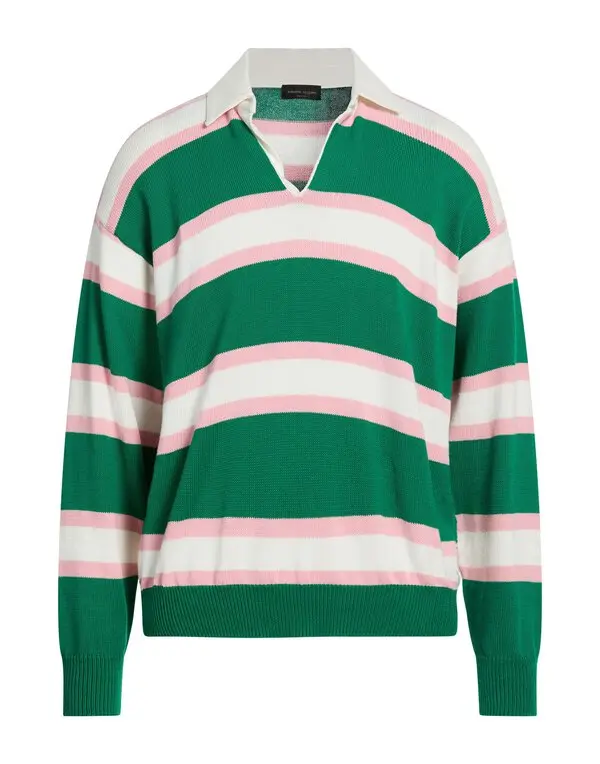 ROBERTO COLLINA Striped Cotton Sweater