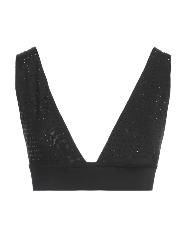 8PM Crop Top With Appliqués And Crystals