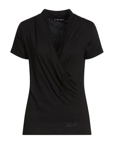 Karl Lagerfeld Draped Jersey Top