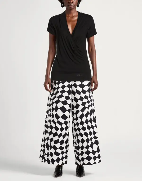 Karl Lagerfeld Draped Jersey Top