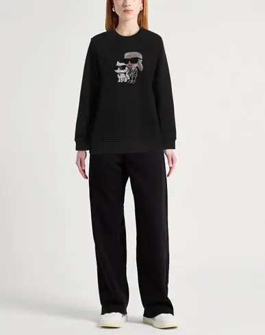 Karl Lagerfeld Sweatshirt With Crystal Embellishments