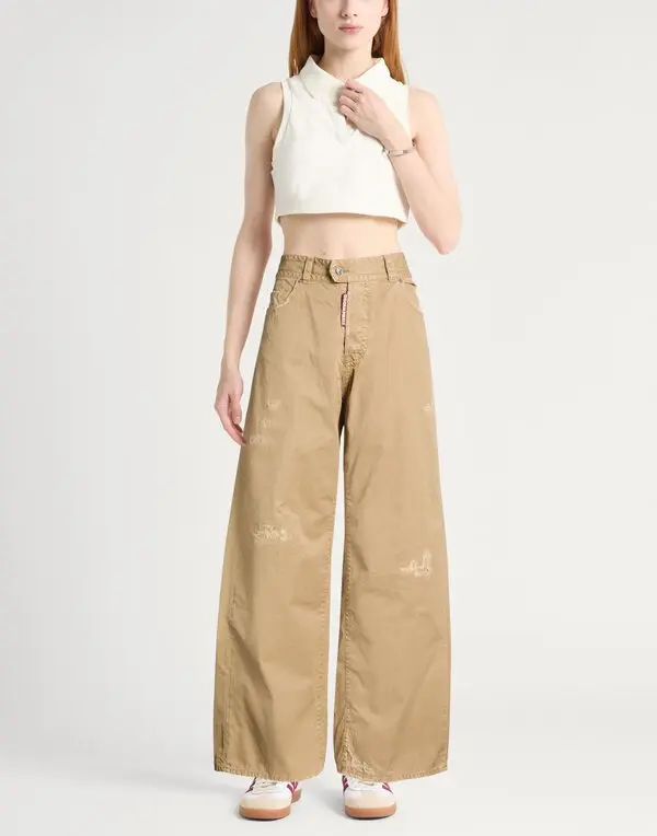 Dsquared2 Wide-leg Cotton Pants
