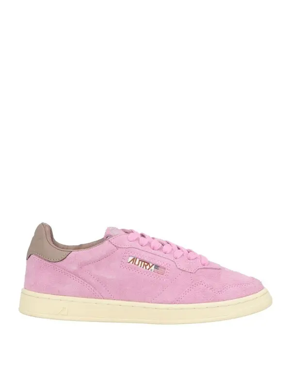 AUTRY Sneakers In Leather And Suede - Mauve