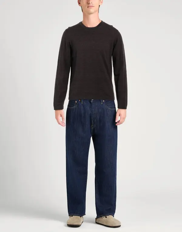 Alpha Studio Sweater In Organic Cotton And Cashmere - Brown