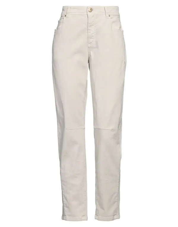Brunello Cucinelli Tapered Jeans In Cotton And Elastane