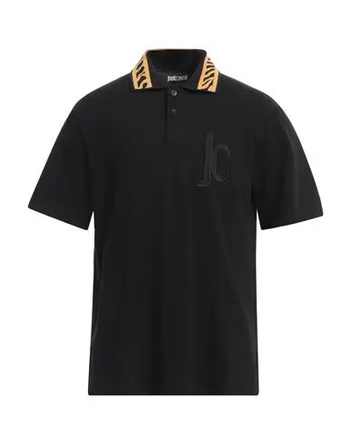 Just Cavalli Polo Shirt Size Cotton, Polyester, Polyamide, Elastane