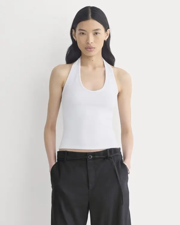 Everlane Halter Tank Top - White