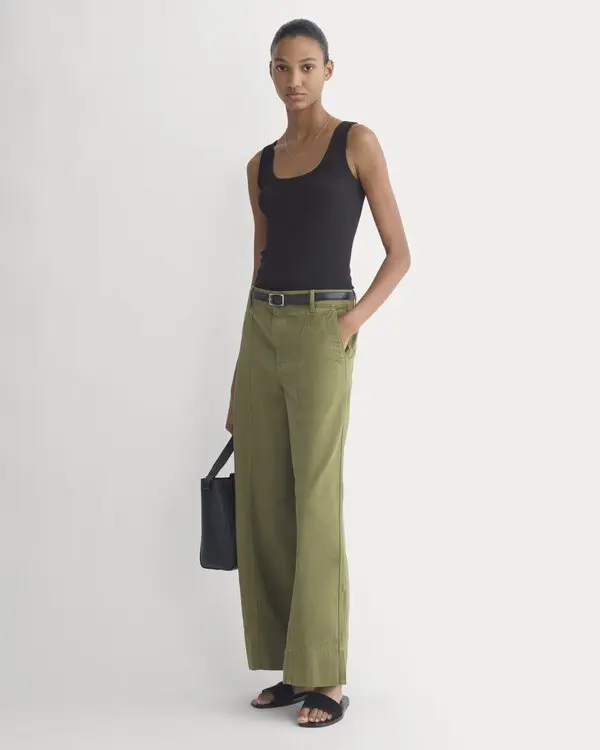 Everlane Seamed Wide-leg Pant - Mayfly