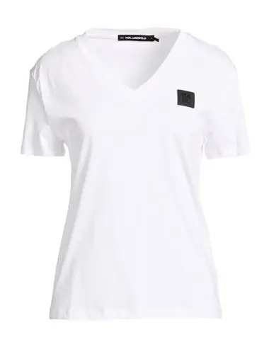 Karl Lagerfeld T-shirt In Organic Cotton - White
