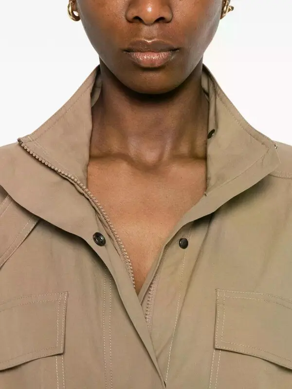 Brunello Cucinelli Flap-pocket Maxi Dress - Neutrals