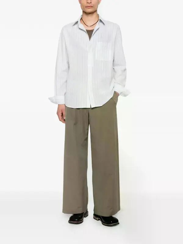 SAMSOE SAMSOE Saryan J Striped Shirt - Blue