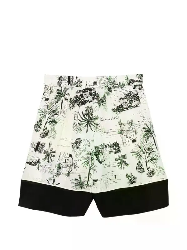 Karl Lagerfeld Tree-print Shorts