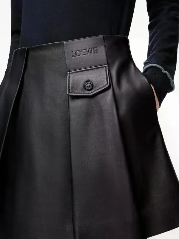 Loewe Pleated Mini Skirt