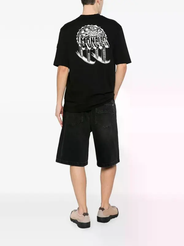 Moncler Logo-embroidered T-shirt