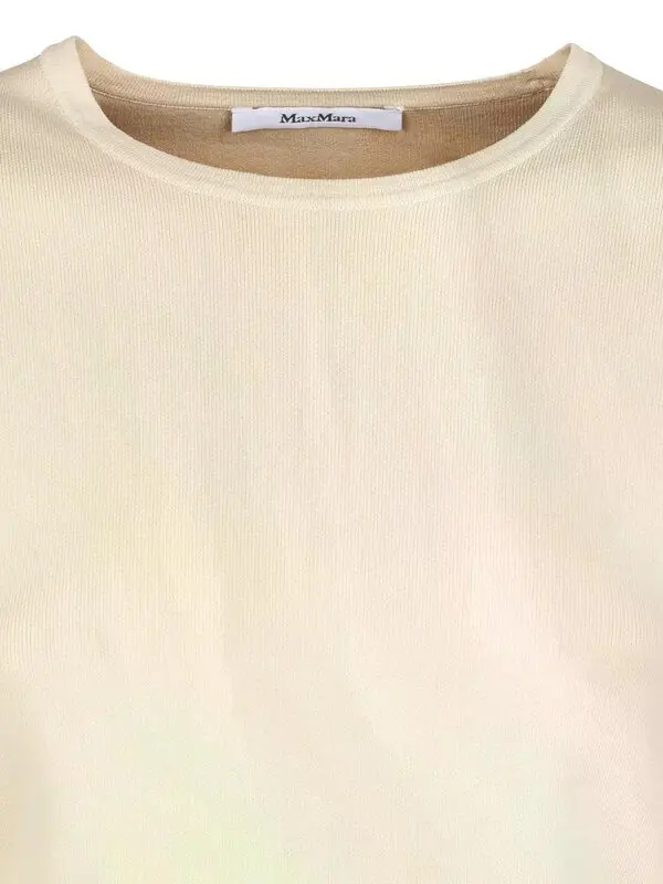 Max Mara Stretch T-shirt - Neutrals