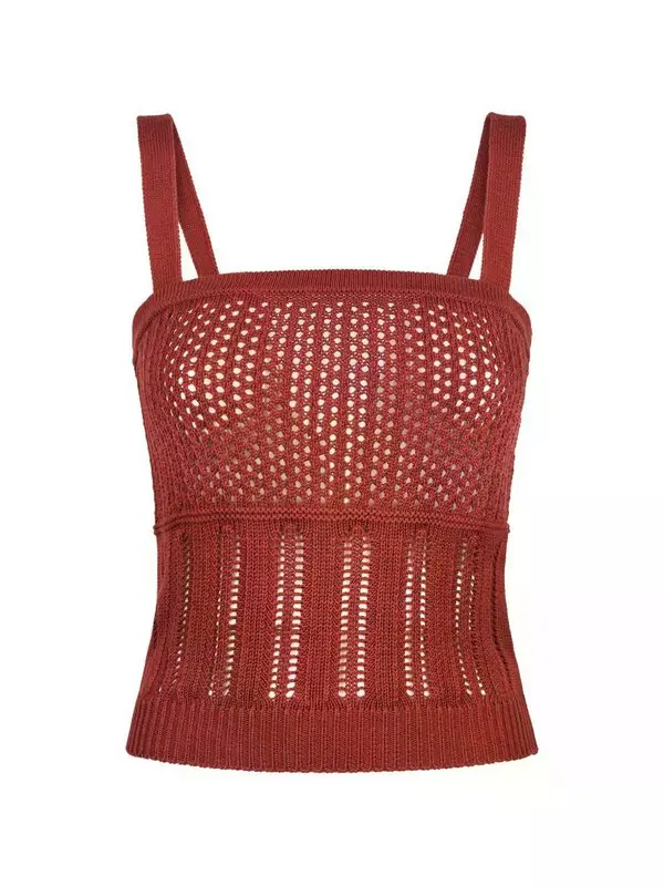 Max Mara Sleeveless Knitted Top