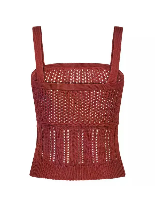 Max Mara Sleeveless Knitted Top