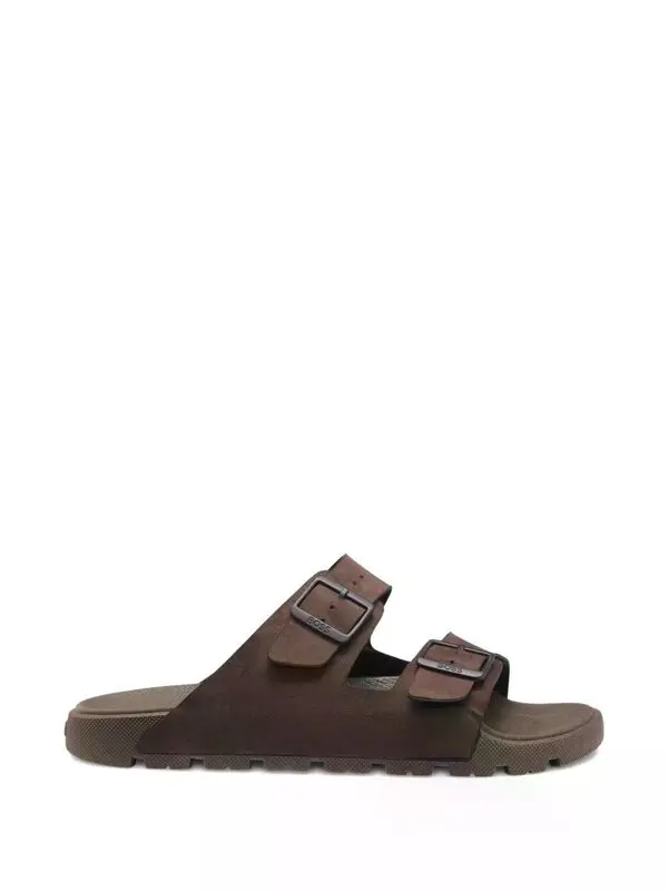 BOSS Buckle-strap Sandals - Brown