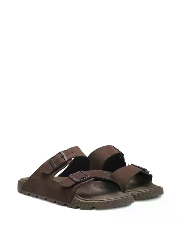 BOSS Buckle-strap Sandals - Brown